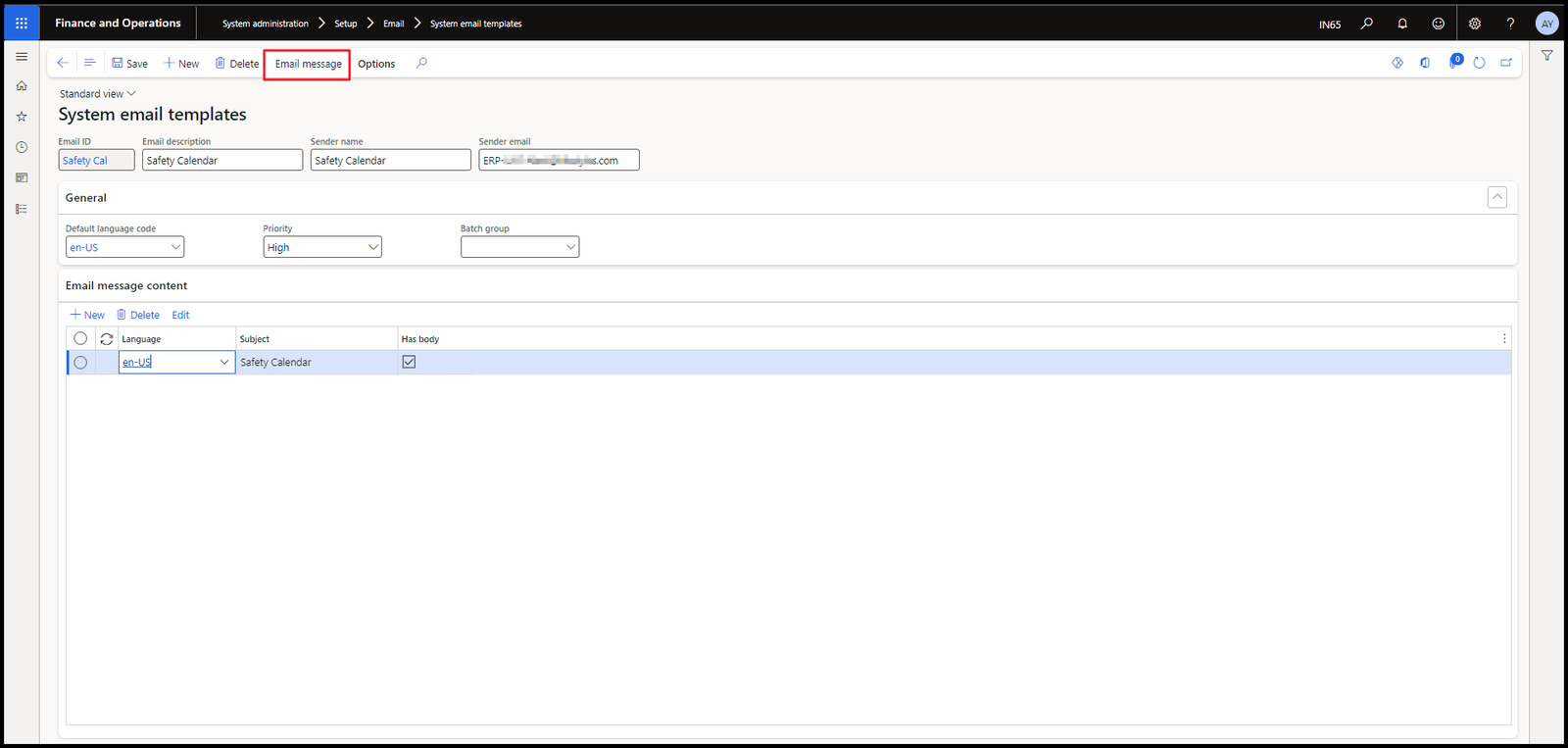 Send Email Via X Code In Dynamics 365 F O