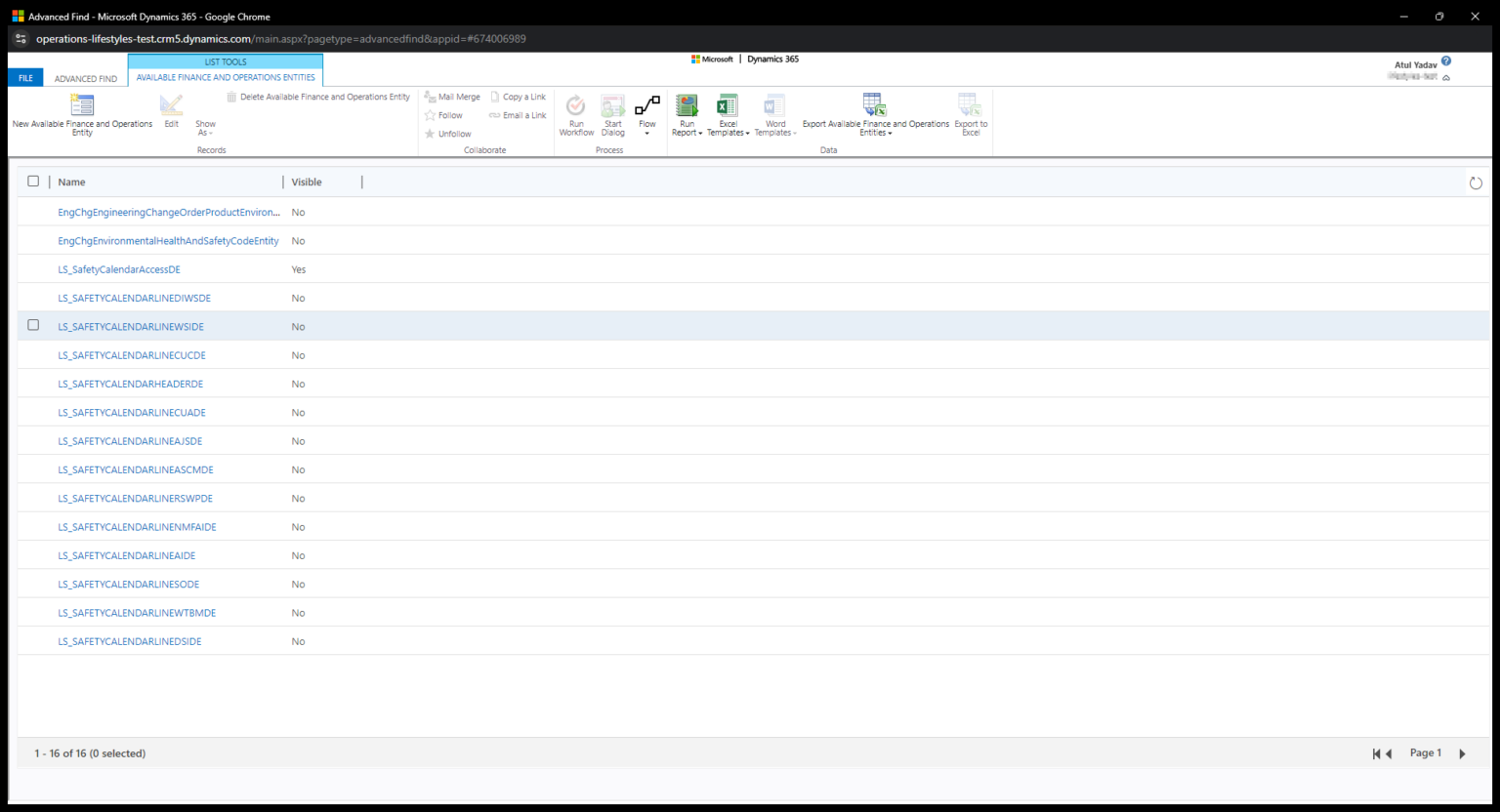 Virtual entity in dynamics 365